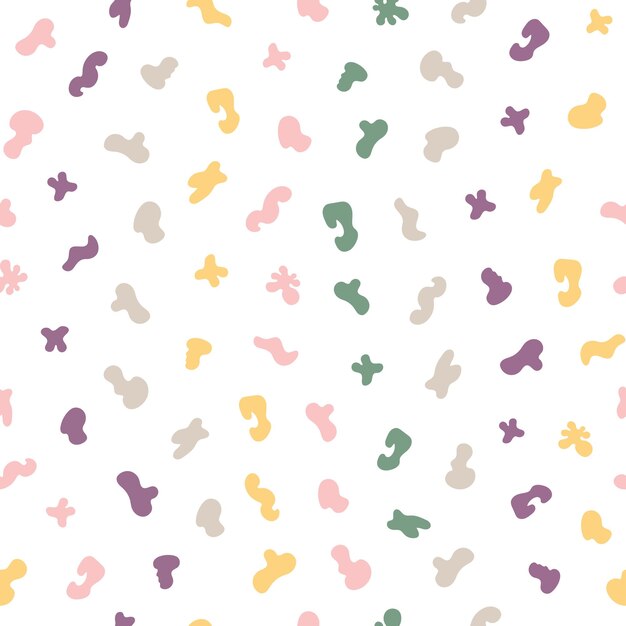 Vibrant Footprint Pattern in Pastel Hues | Jiffy Designs