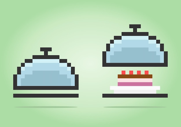 Vibrant Pixel-Art Serving Platters and Cakes | Jiffy Designs