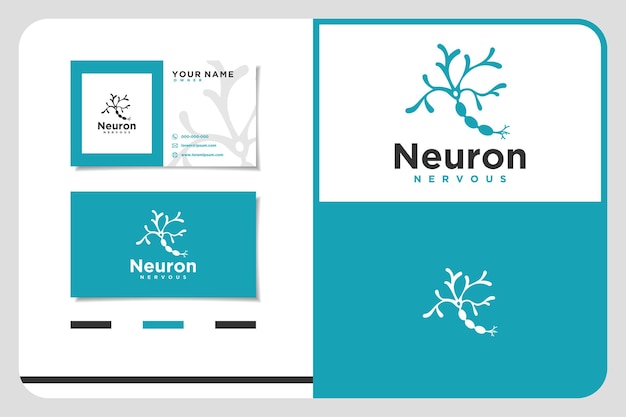 Vibrant Neuron Network Branding Collection with Stylized Iconography ...