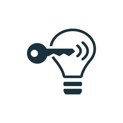 Invention Icon. Monochrome Creative Element. Invention Icon For Banners ...