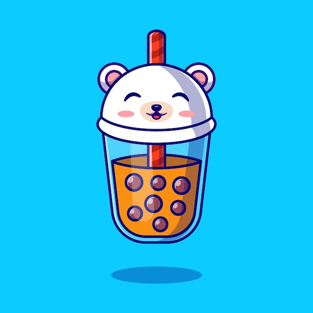 Adorable Bubble Tea Bear with Colorful Tapioca Pearls | Jiffy Designs