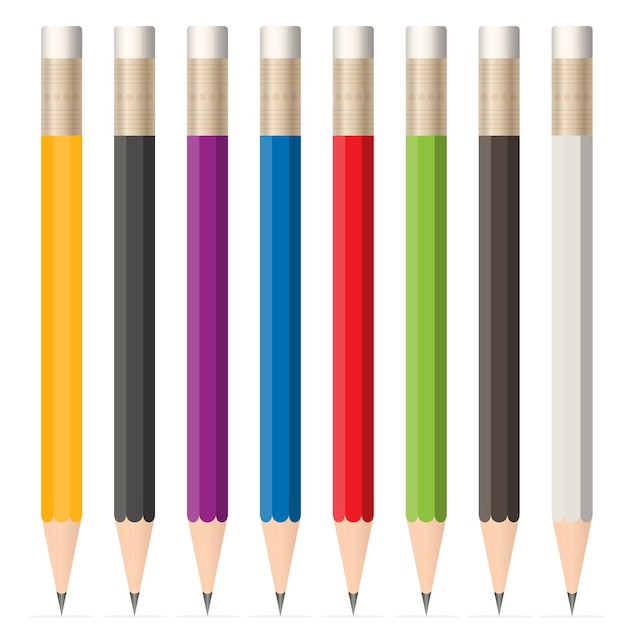 Vibrant Colored Pencils in a Diverse Array of Hues | Jiffy Designs