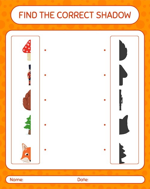 Discover the Matching Mushroom Shadow in this Fun Activity | Jiffy Designs