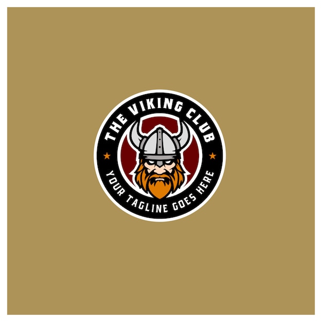 Striking Viking Emblem with Bold Typography | Jiffy Designs