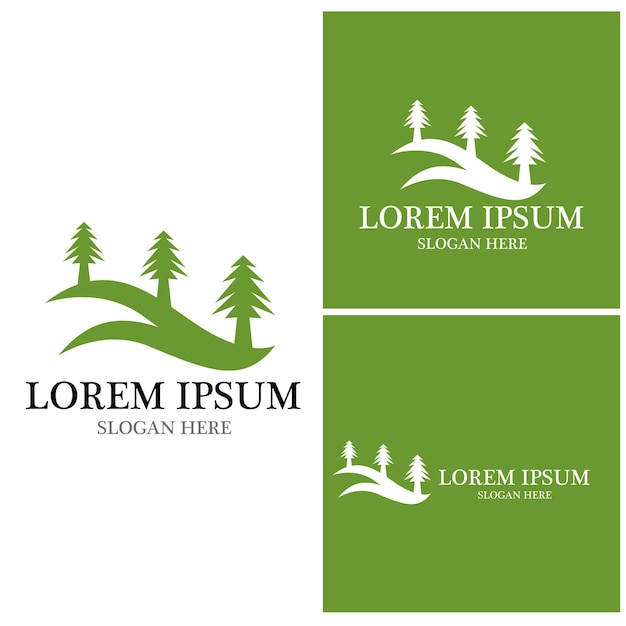 Versatile Collection of Evergreen Tree Silhouette Illustrations | Jiffy ...