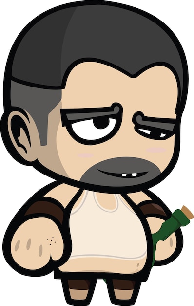 Rugged and Determined Character Illustration | Jiffy Designs