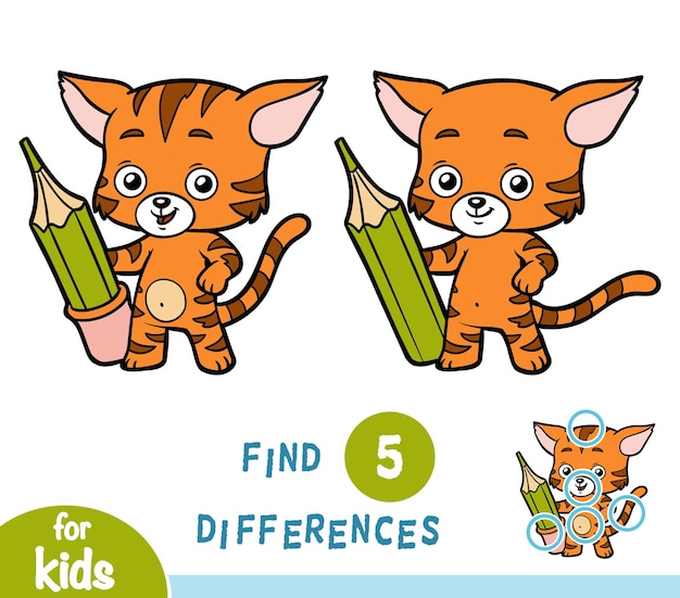 Playful Kittens with Vibrant Pencils Seek Hidden Differences | Jiffy ...
