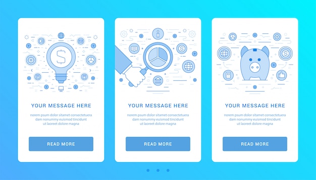 Vibrant Clipart Graphics Collection with Customizable Text Placeholders ...