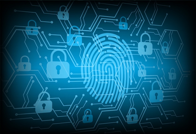 Secure Digital Identity: Biometric Fingerprint Locks Amid Cybersecurity ...