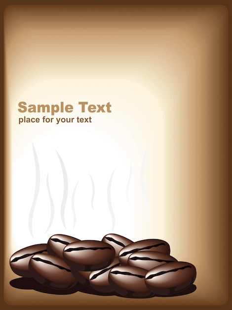 Delectable Coffee Beans on Warm Parchment Background | Jiffy Designs
