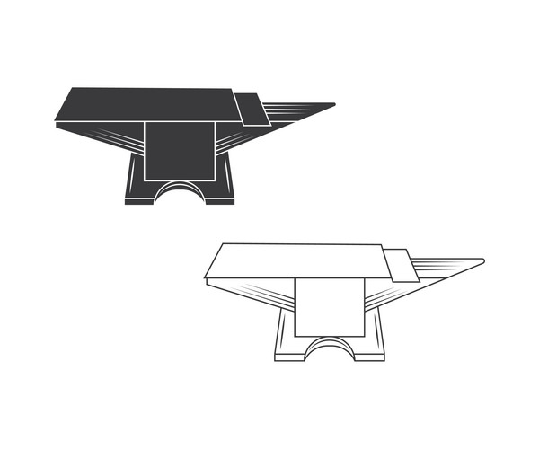 Anvil, Anvil Symbol, Anvil Logo, Blacksmith Tools, Vector Illustration ...