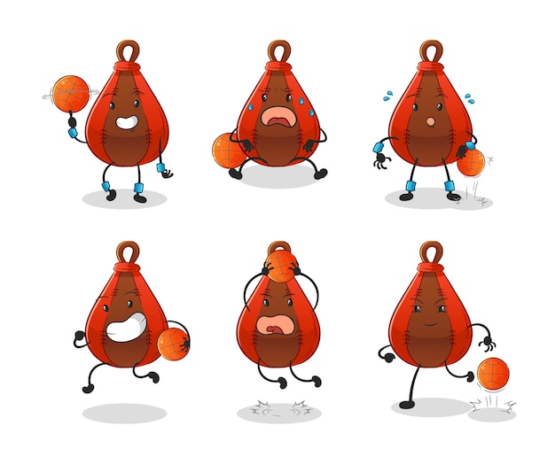 Vibrant and Playful Collection of Quirky Teardrop Characters | Jiffy ...