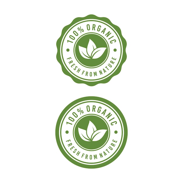 Vibrant Organic Leaf Seal Emblems for Natural Products | Jiffy Designs