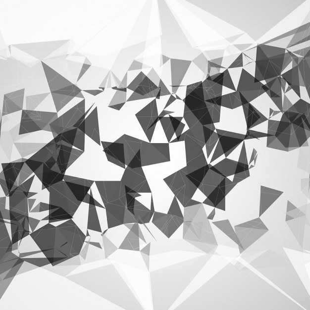 Geometric Abstract Grayscale Pattern with Intersecting Polygons | Jiffy ...
