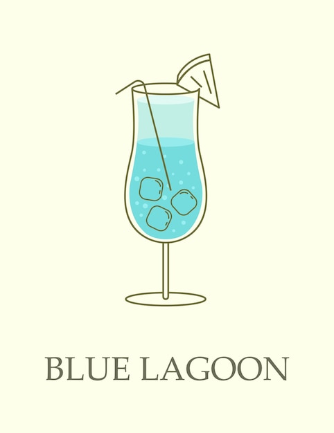 Refreshing Blue Lagoon Cocktail with Citrus Twist | Jiffy Designs