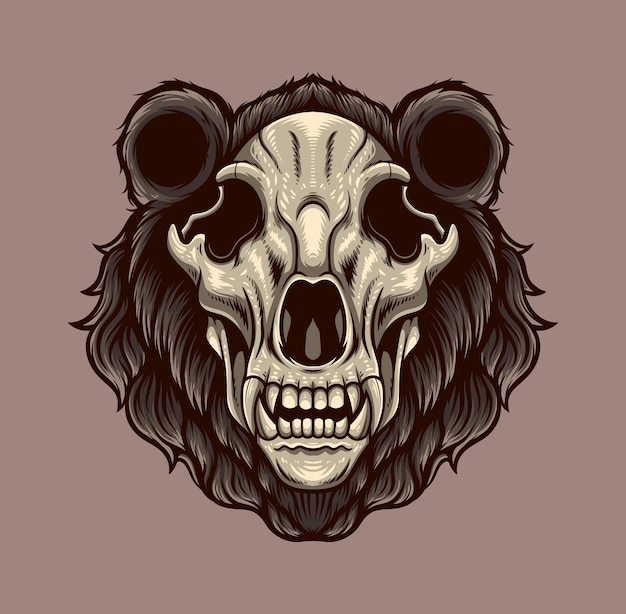 Haunting Ursine Skull: Intricate Anatomy of a Feral Beast | Jiffy Designs