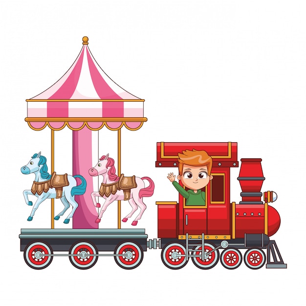 Delightful Carousel and Charming Train Ride | Jiffy Designs