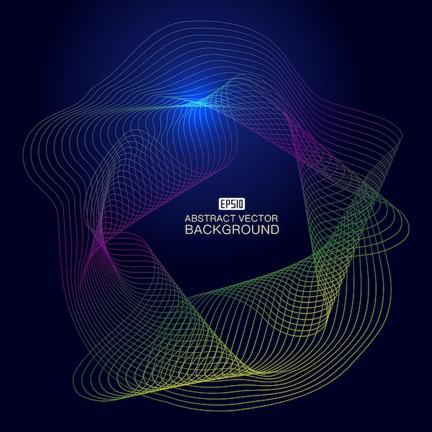 Vibrant Intersecting Lines Create Captivating Waves of Light | Jiffy ...