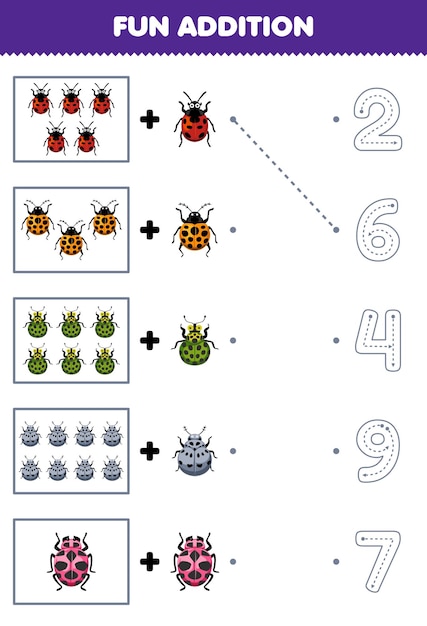 Whimsical Ladybug and Beetle Addition Collection | Jiffy Designs