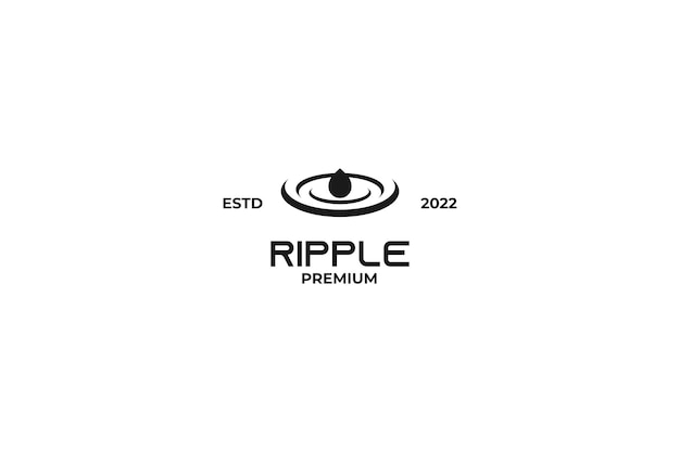 Striking Ripple Premium Logo with Iconic Eye Symbol | Jiffy Designs