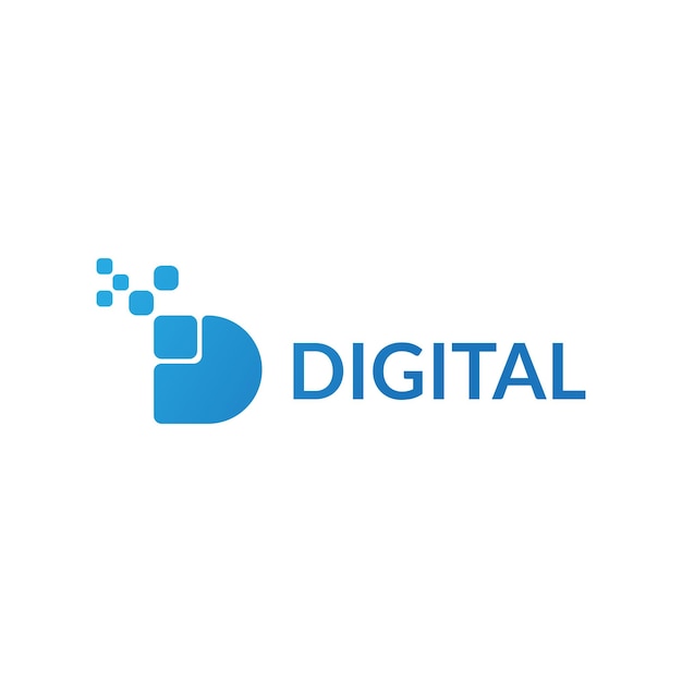 Vibrant Digital Logo with Minimalist Geometric Shapes | Jiffy Designs
