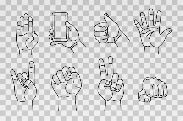 Expressive Hand Gestures: A Diverse Collection of Symbolic Motions ...