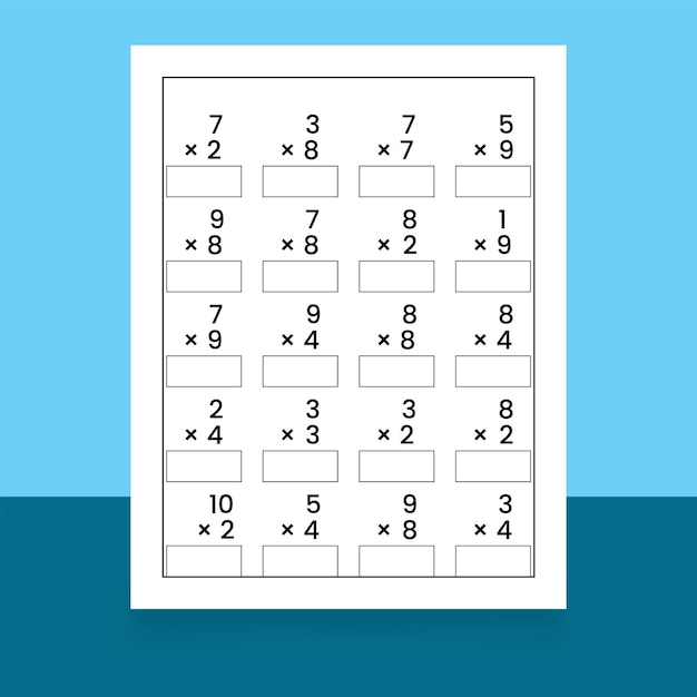 Engaging Multiplication Practice Grid for Math Learning | Jiffy Designs
