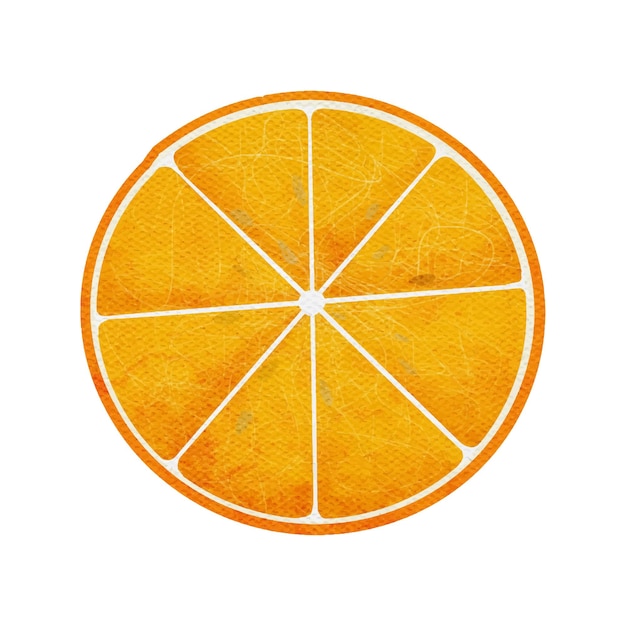 Vibrant Citrus Slice: A Zesty Graphic Design | Jiffy Designs