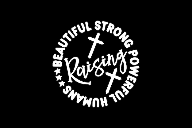 Powerful Christian Motto with Crosses and Uplifting Message | Jiffy Designs