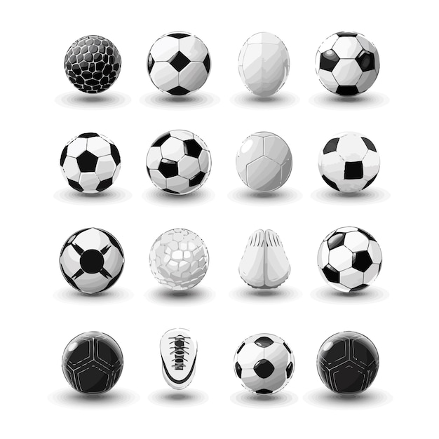 Diverse Collection of Soccer Balls and Geometric Spheres | Jiffy Designs