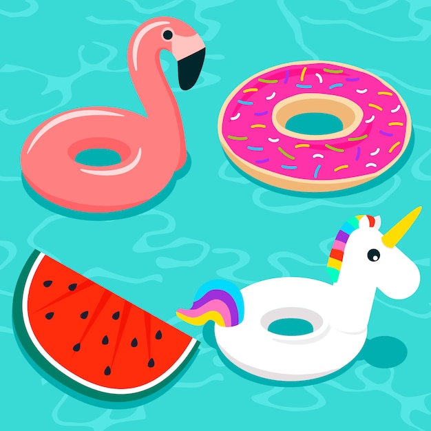 Vibrant Summer Pool Floats and Inflatable Accessories | Jiffy Designs