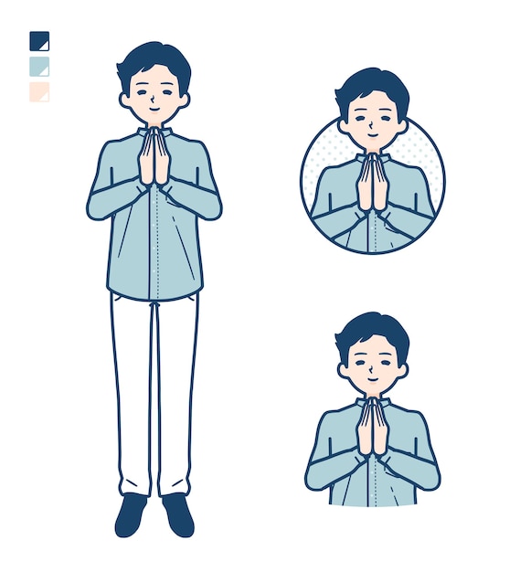 Diverse Collection of Stylized Illustrated Characters in Formal Attire ...