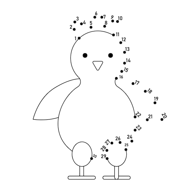 Delightful Dotted Chick: A Whimsical Dot-to-Dot Creation | Jiffy Designs