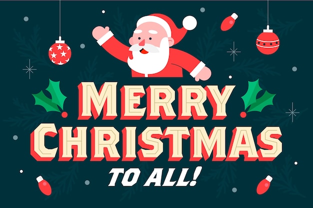 Jolly Santa Spreading Christmas Cheer with Festive Ornaments | Jiffy ...