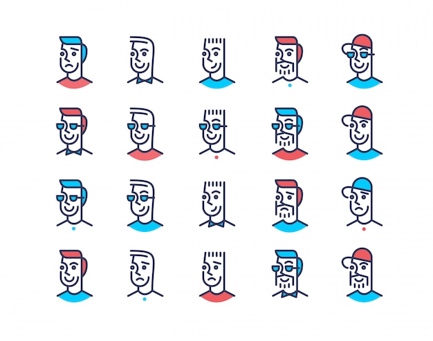 Diverse Cartoon Avatars with Vibrant Colors and Simple Designs | Jiffy ...