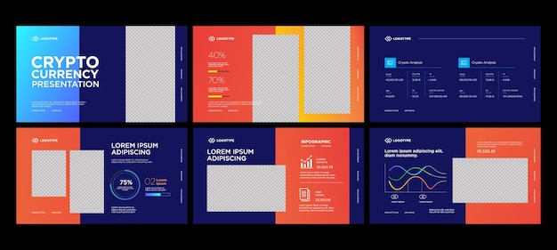 Vibrant Crypto Currency Presentation with Infographic Elements | Jiffy ...