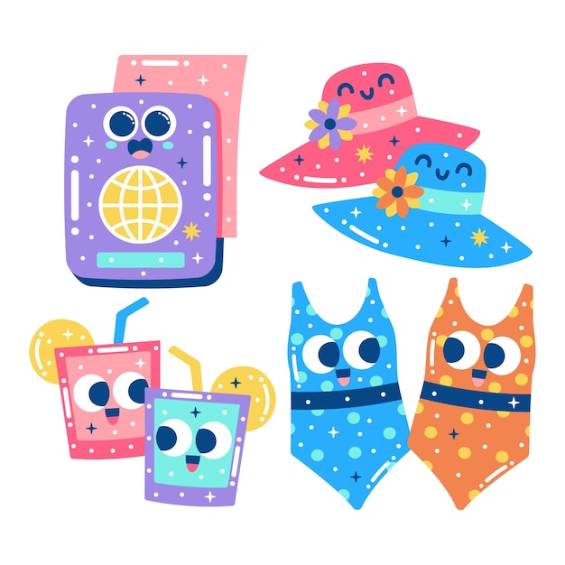 Vibrant Cosmic Creatures: A Playful Collection of Quirky Space-Themed ...