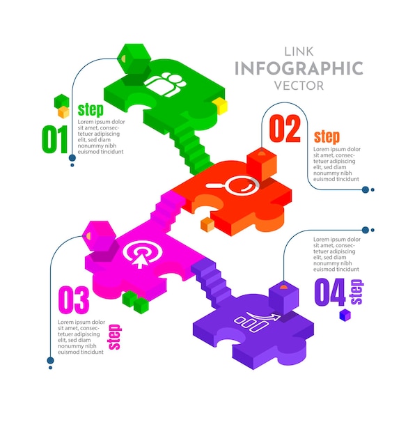 Vibrant Interlocking Gears: A Dynamic Infographic Design | Jiffy Designs
