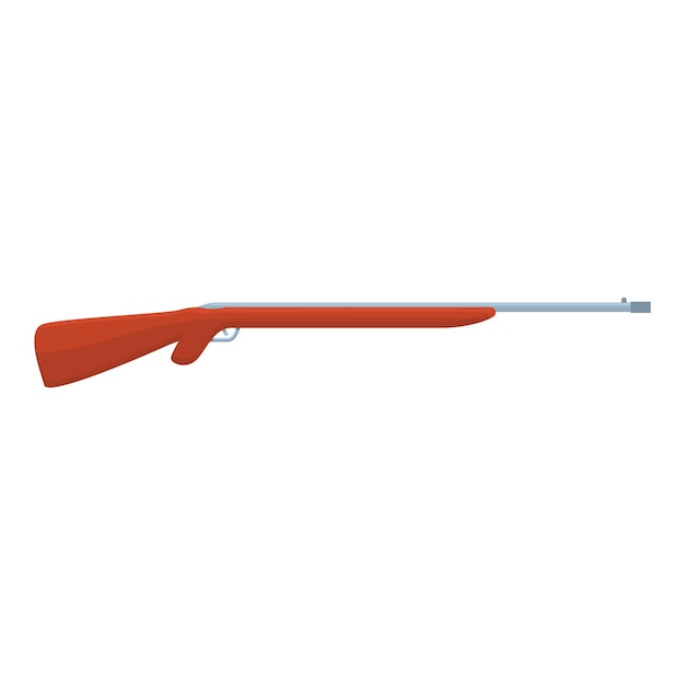 Vibrant Orange Hunting Rifle with Sleek Wooden Stock | Jiffy Designs
