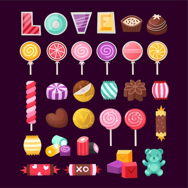 Vibrant Assortment of Delightful Candies and Sweets | Jiffy Designs