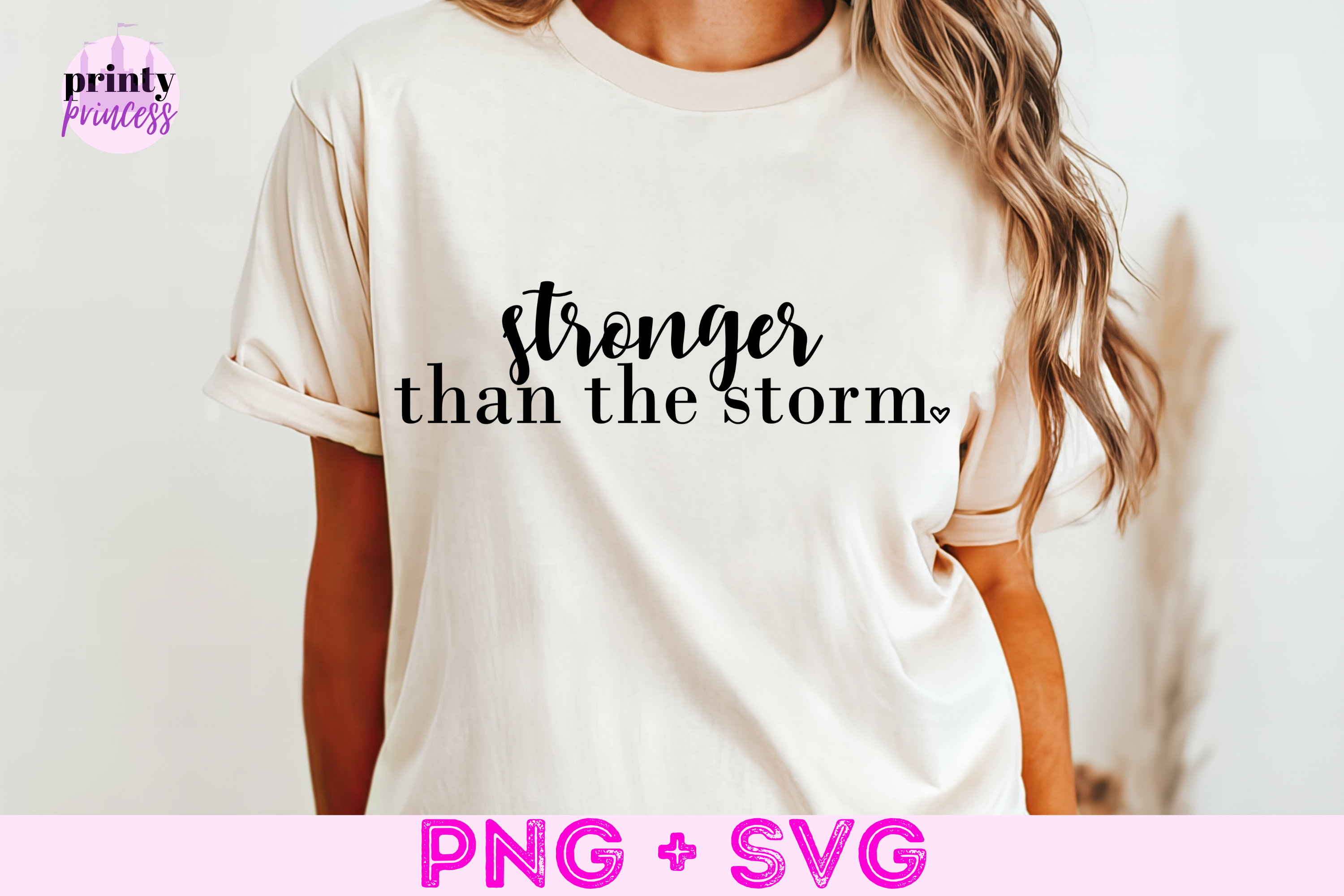 Stronger Than The Storm Svg, Christian Svg, Motivational Svg ...