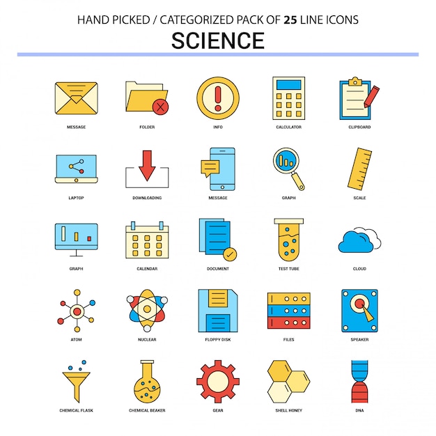 Diverse Science-Themed Iconography: A Visually Captivating Collection ...