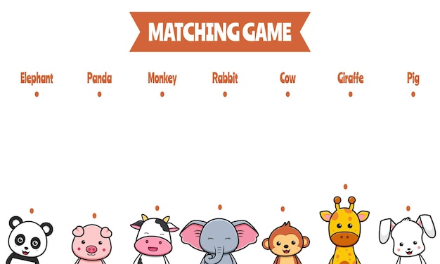 Adorable Animal Matching Game with Diverse Wildlife Collection | Jiffy ...