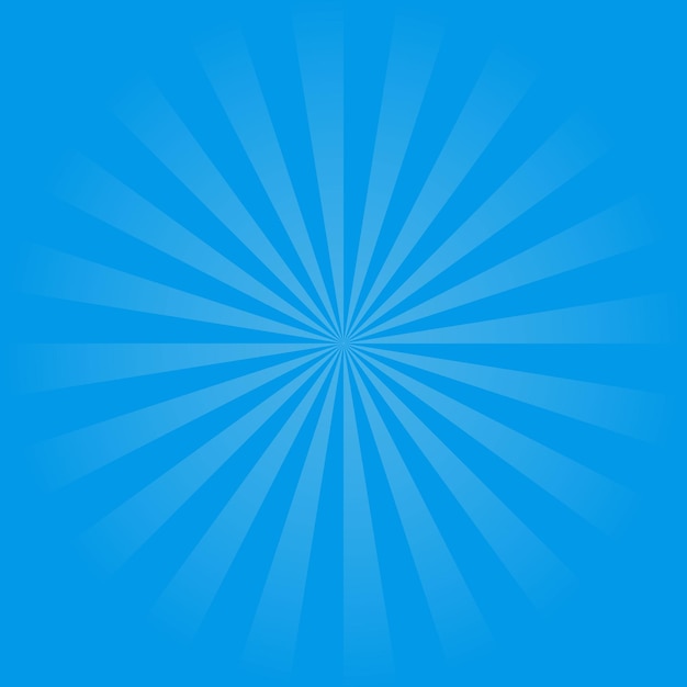 Vibrant Blue Sunburst Pattern with Radiant Rays | Jiffy Designs