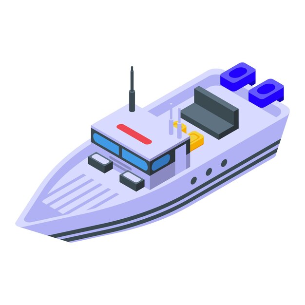 Sleek and Streamlined Isometric Cruise Ship Design | Jiffy Designs