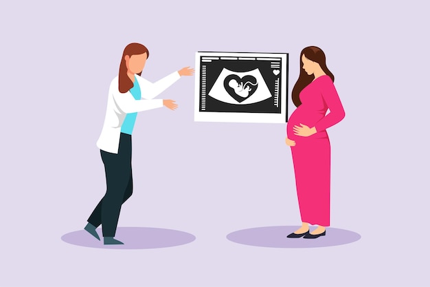 Expectant Mother Receives Ultrasound Scan of Unborn Child | Jiffy Designs