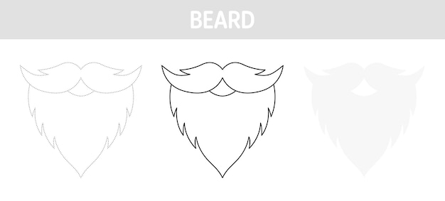 Stylish and Versatile Beard Template for Diverse Designs | Jiffy Designs