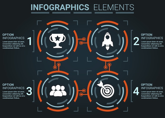 Sleek Infographic Symbols Showcasing Key Business Metrics | Jiffy Designs