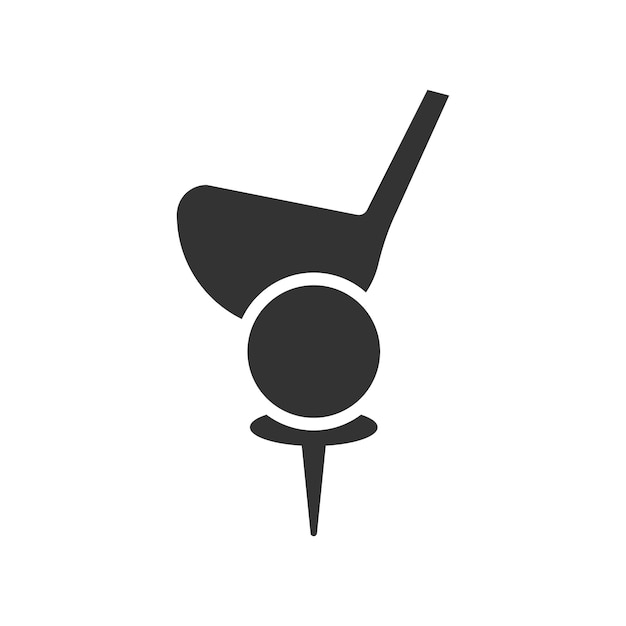 Sleek and Stylized Golf Club Icon | Jiffy Designs