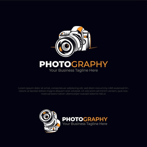 Captivating Camera Logo with Sleek Typography and Warm Tones | Jiffy ...